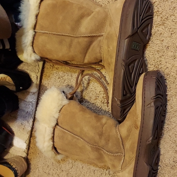UGG | Shoes | Camel Leather Australia Boots | Poshmark